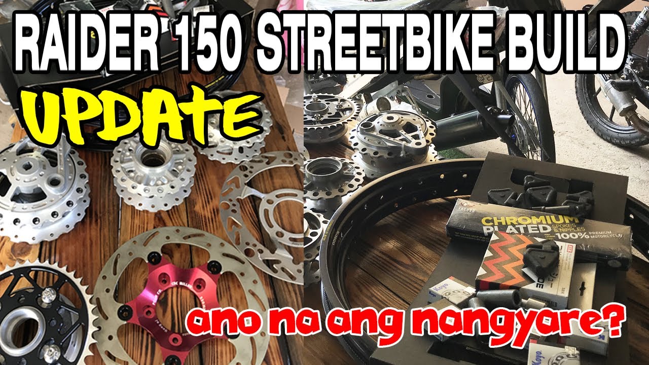 Raider 150 streetbike build Update - YouTube