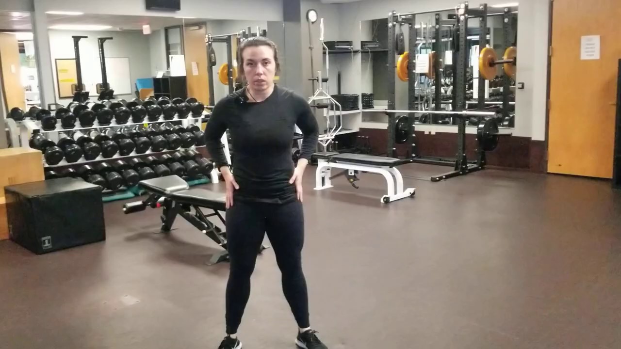 Squat w/ Side Reach - YouTube