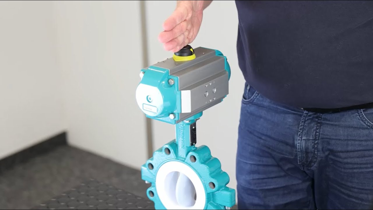 How to change butterfly valve function from normally closed to normally ...