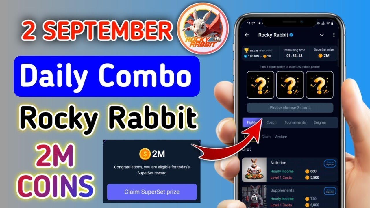 Rocket Rabit Daily combo || 2 September || Technical Sohag - YouTube