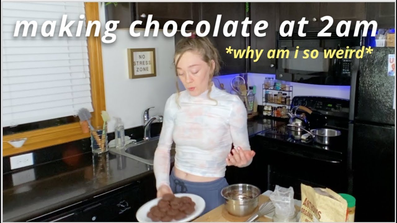 MAKE CHOCOLATE WITH ME (fail) (but still delicious) - YouTube