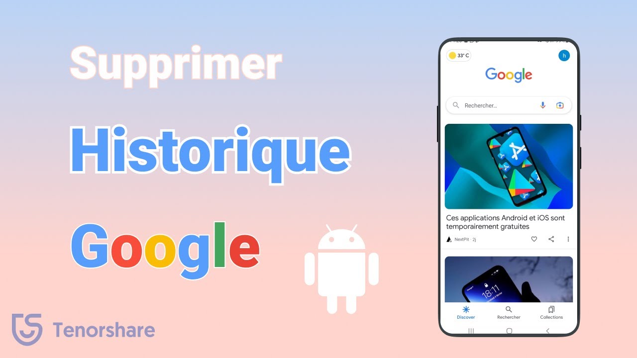 Comment supprimer l'historique Google sur Android ？ - YouTube
