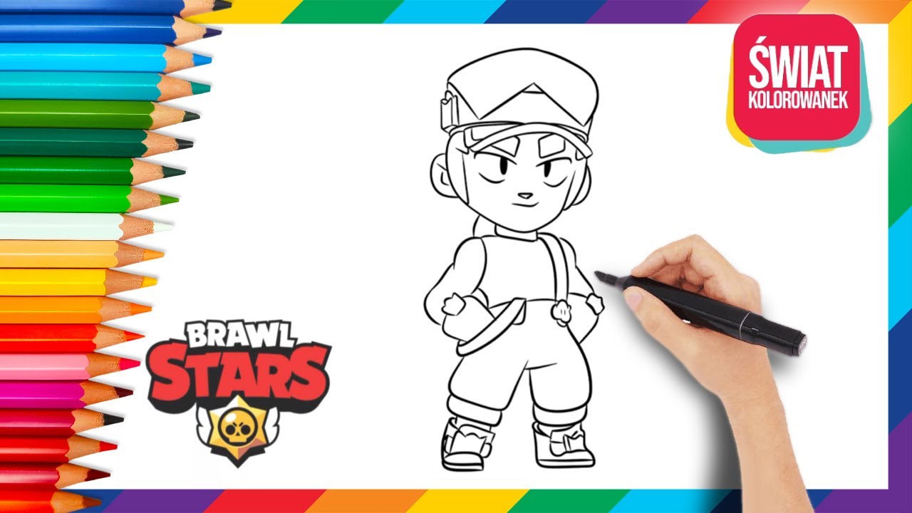 Jak Narysować Kieł Brawl Stars Brawlstars Youtube