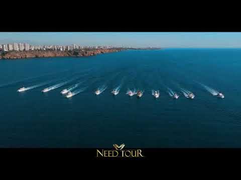 Antalya’da Vip yat turu 13 yat birden hareket etti mükemmel bir görüntü ortaya çıktı