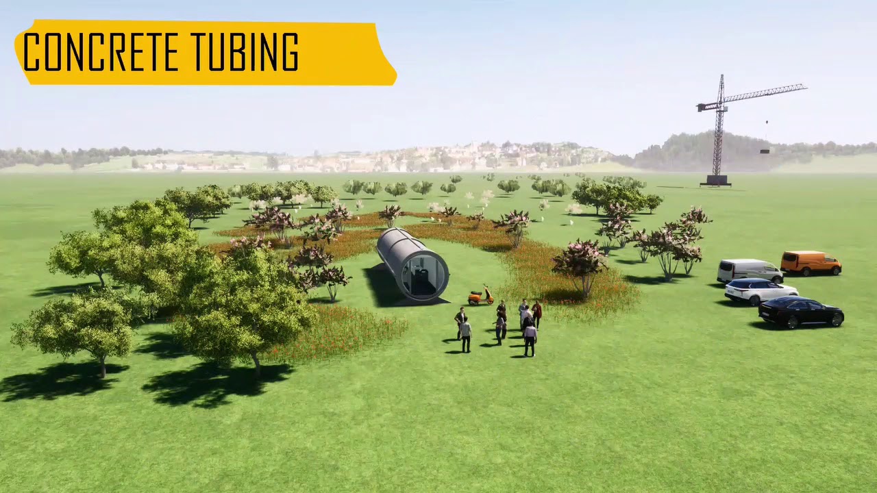 Concrete Tubing Architecture - YouTube