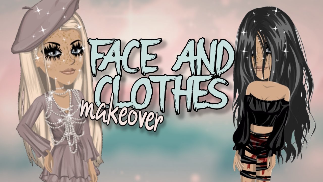 *FACE AND OUTFIT UMSTYLING* chained on msp // *Glitter Eyes* - YouTube