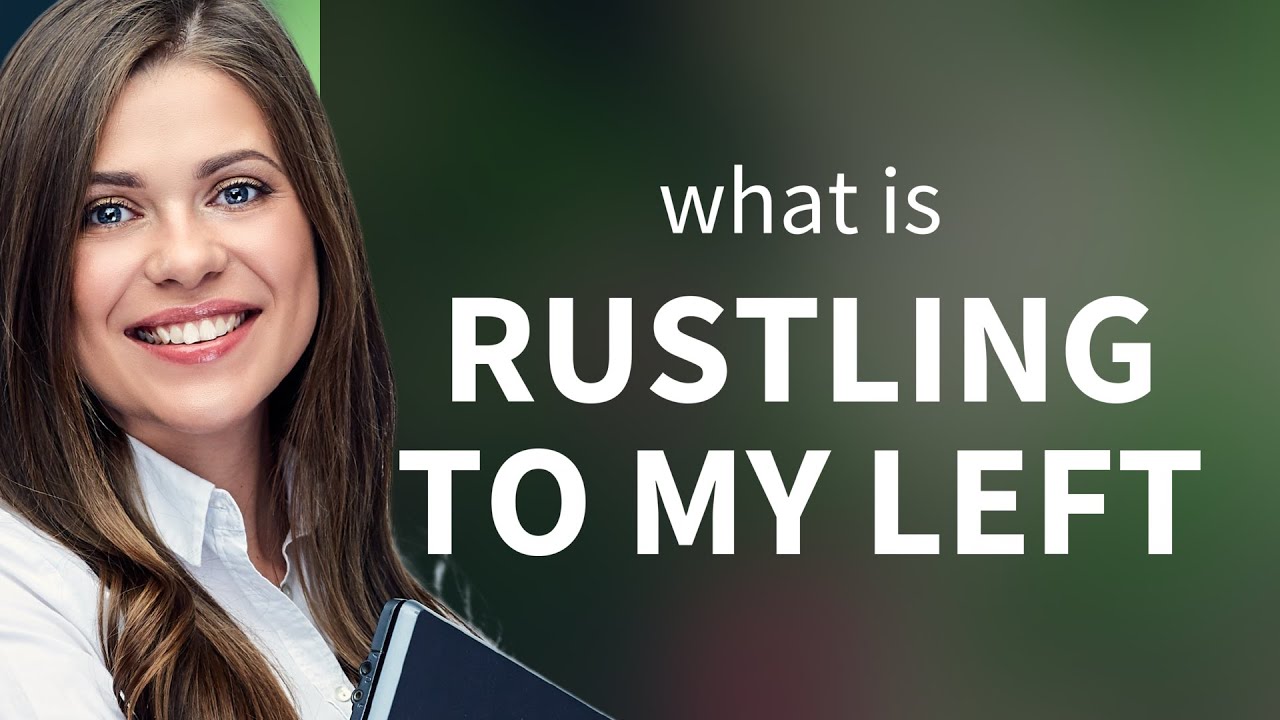 Unraveling the Sounds: "Rustling to My Left" - YouTube