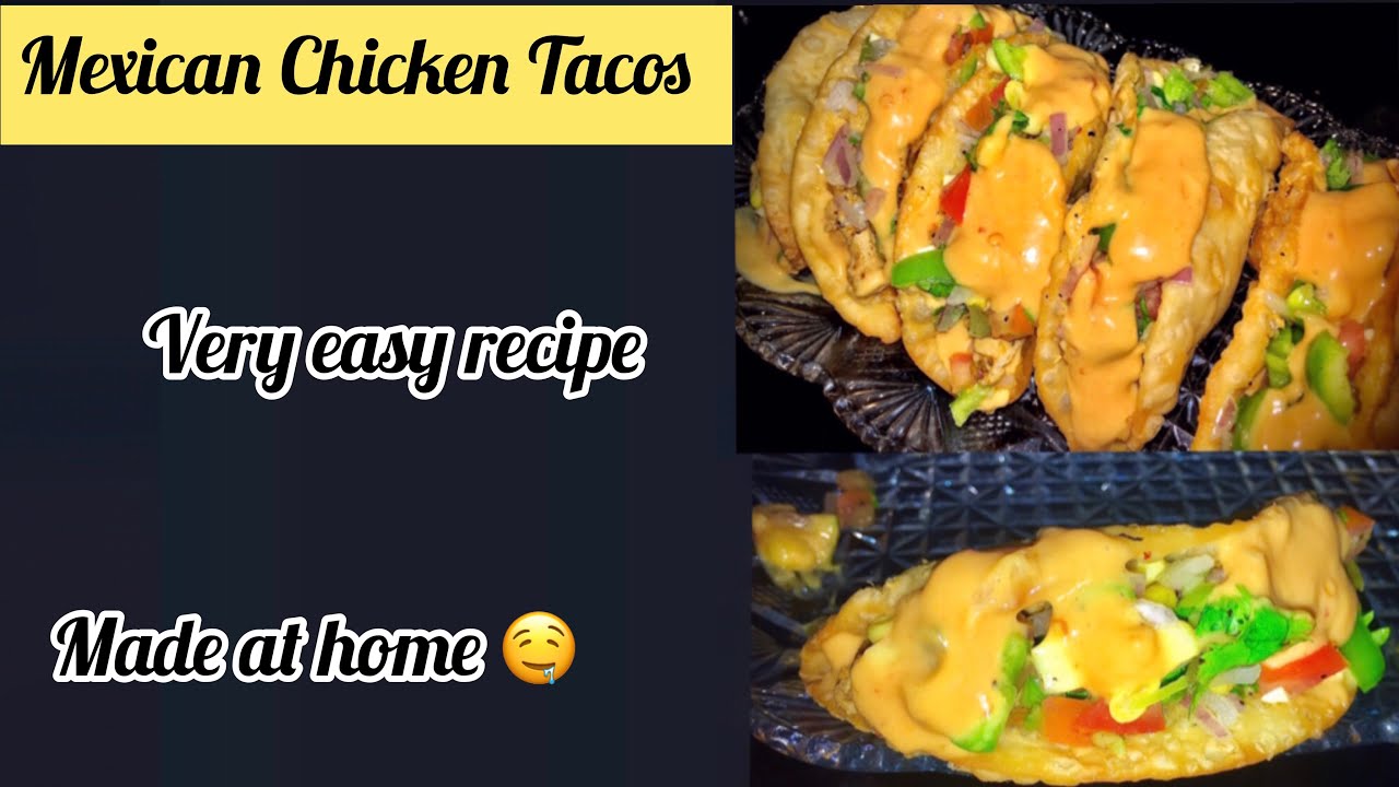 Mexican Chicken Tacos | Taco filling | What to cook - YouTube