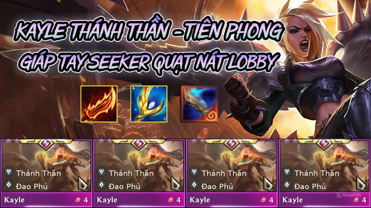 KAYLE 8 THÁNH THẦN - 4 TIÊN PHONG CẦM GIÁP TAY SEEKER QUẠT BAY MÀU ...