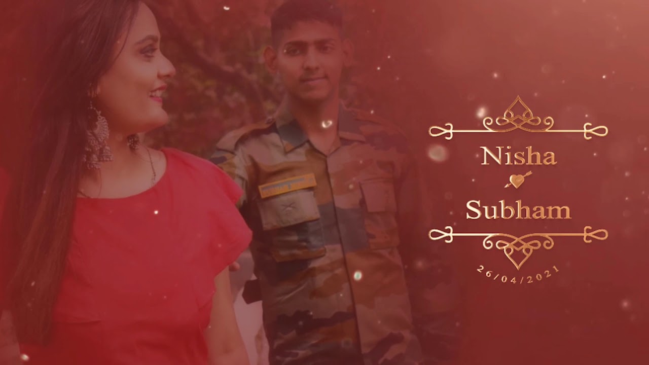 Nisha Weds Subham Invitation Video (Instrumental) - YouTube