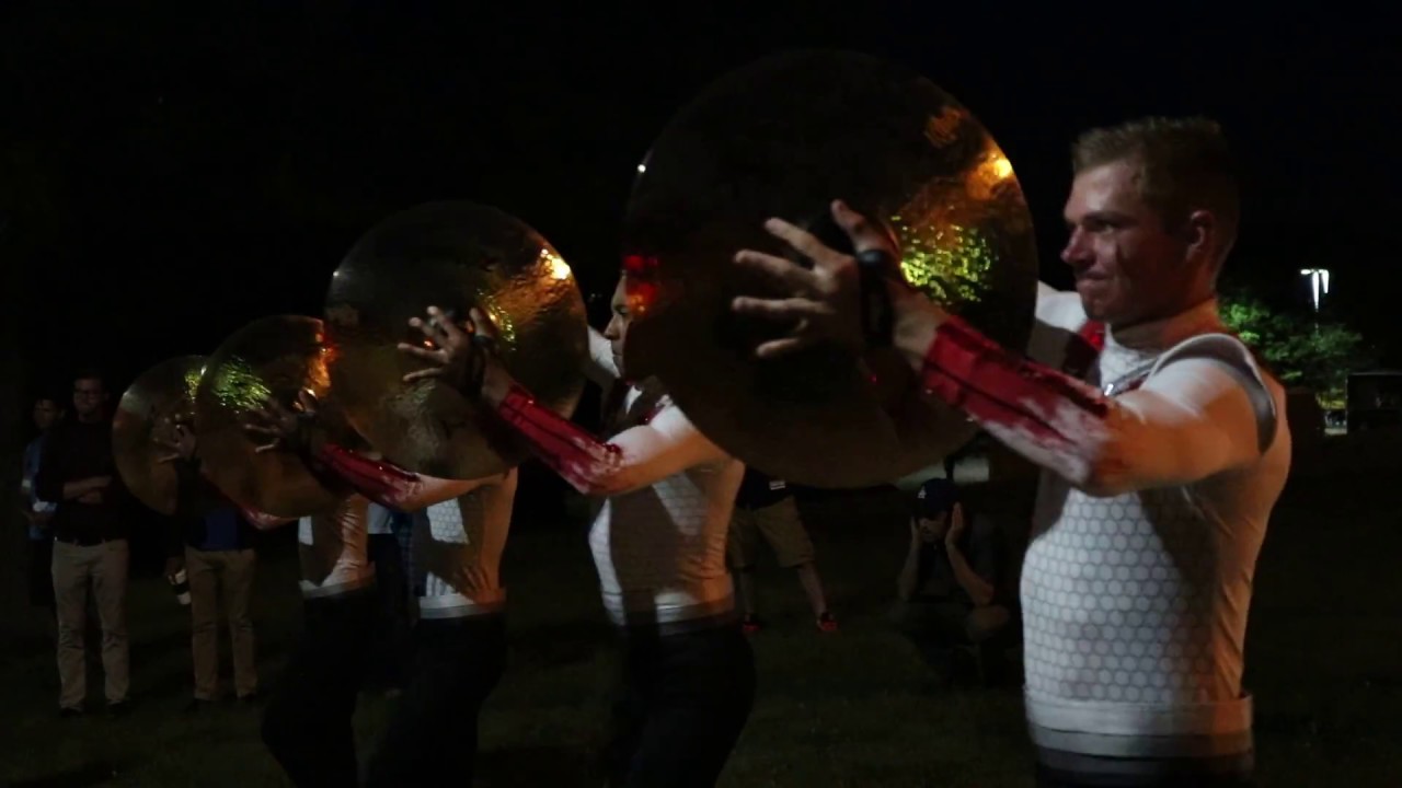 2017 SCV Cymbal line in the Twilight zone - YouTube