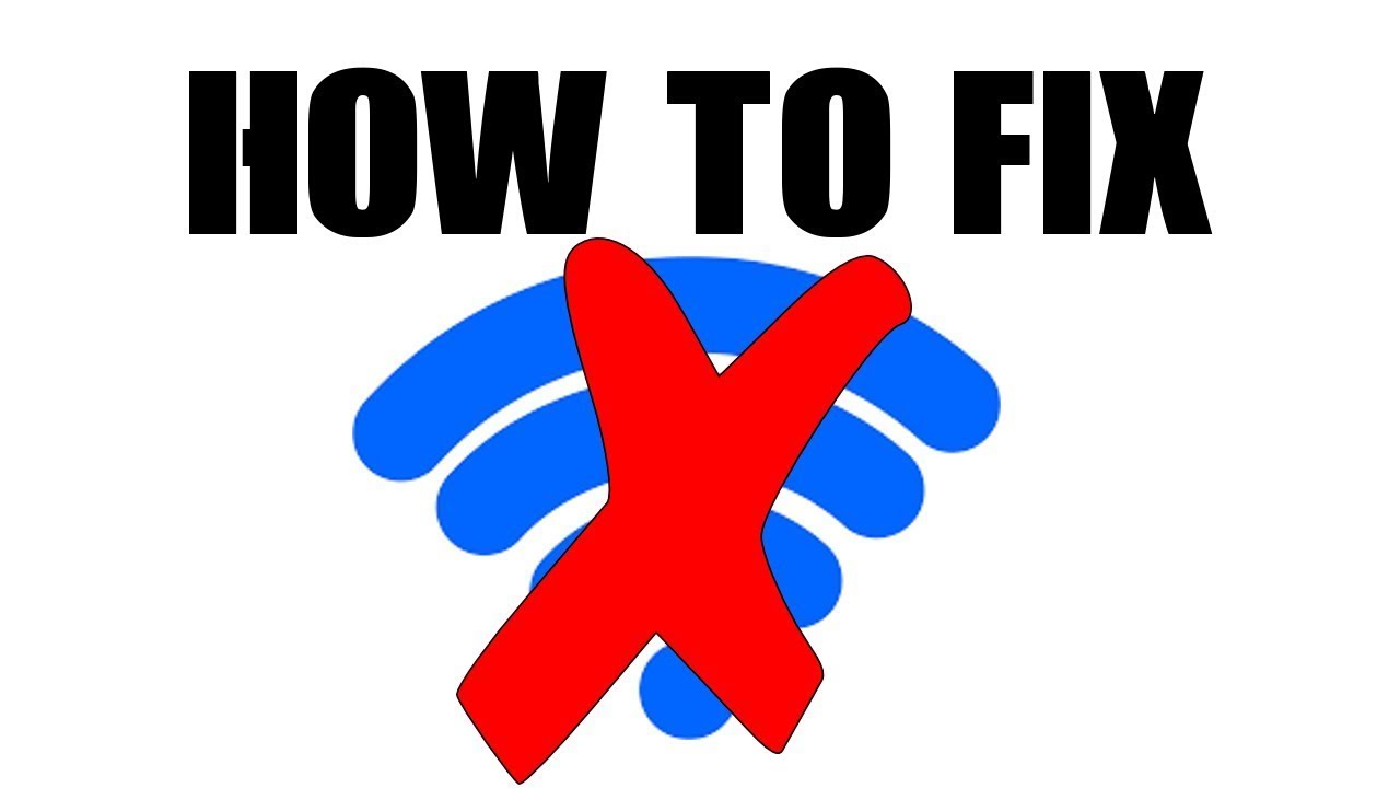 Fix For Red Cross Icon On WiFi Windows 10/7/8/8.1 | HD - YouTube