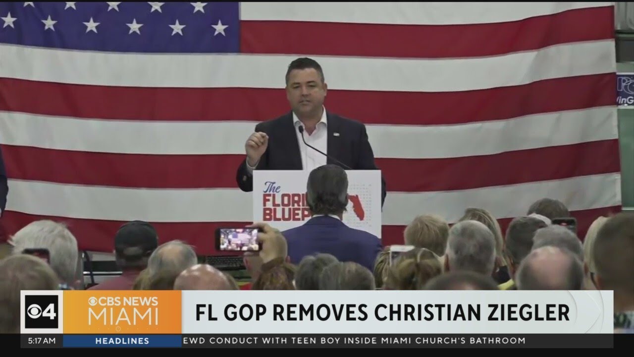 Florida GOP ousted chairman Christian Ziegler - YouTube