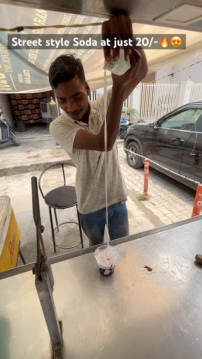Street style Soda at just ₹20/-😁😆/Most popular Summer Drink From Cold ...