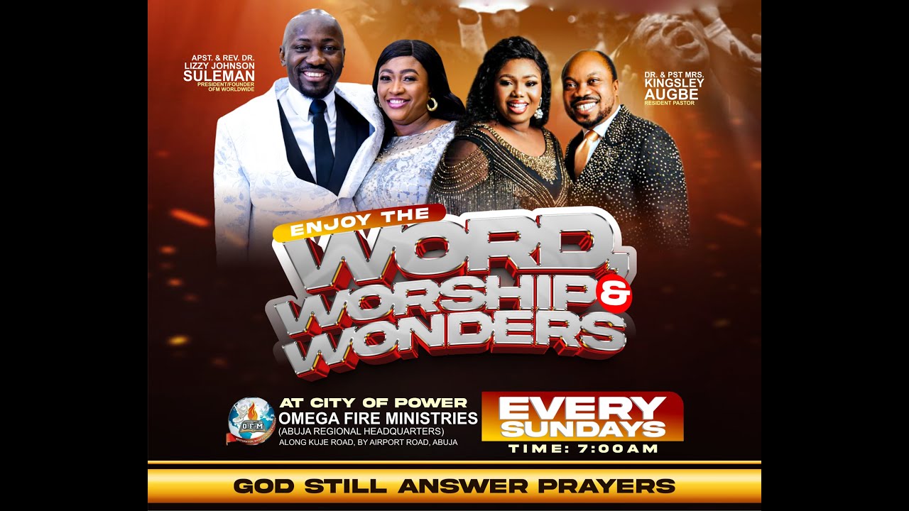 Sunday Service (8th Dec, 2024) With Rev. Dr. Kingsley & Pst Joy Aigbe ...