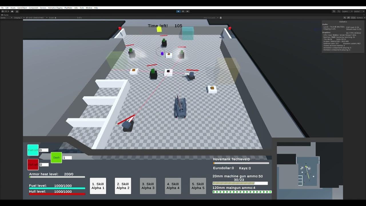 Unity PlayMaker AI companions test - YouTube