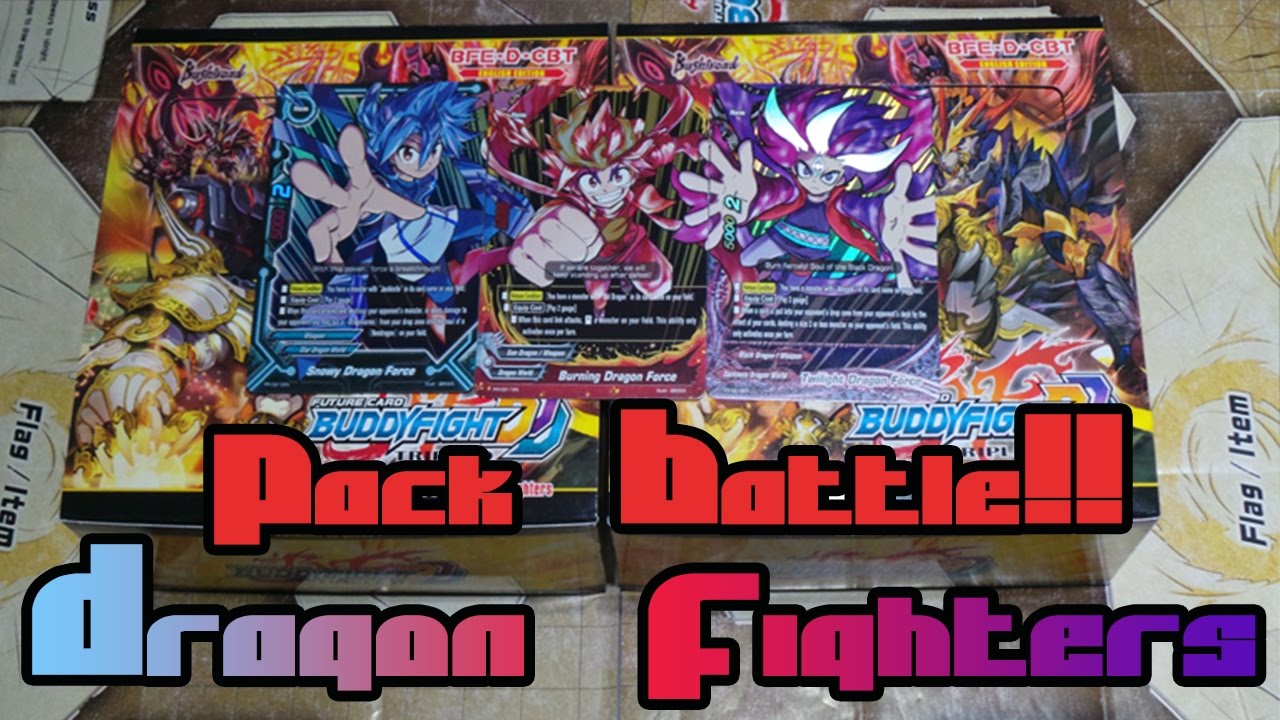 [Buddyfight] Pack Battle!! Climax Booster -Dragon Fighters- Unboxing ...