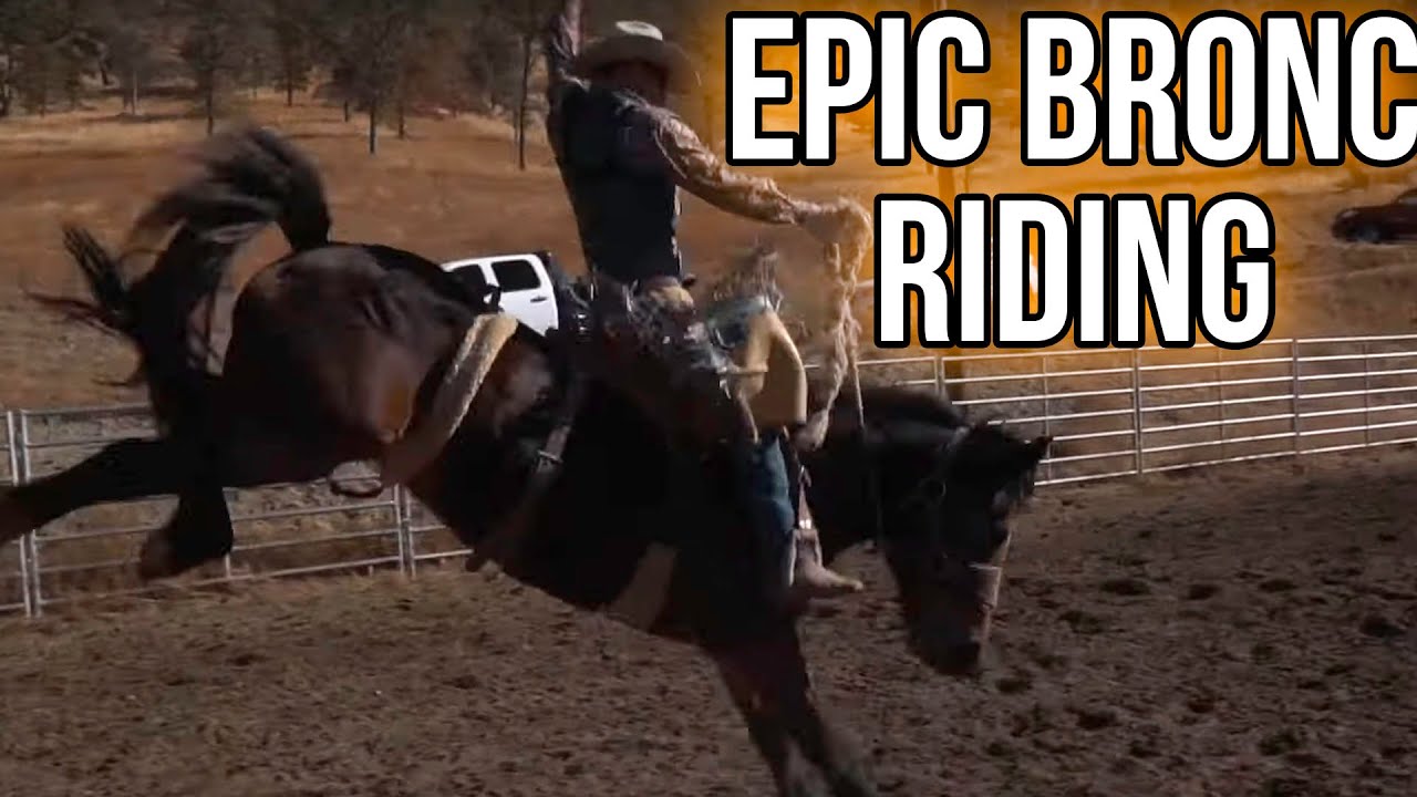 Epic Bronc Riding Practice - Thanksgiving Edition | Veater Ranch - YouTube