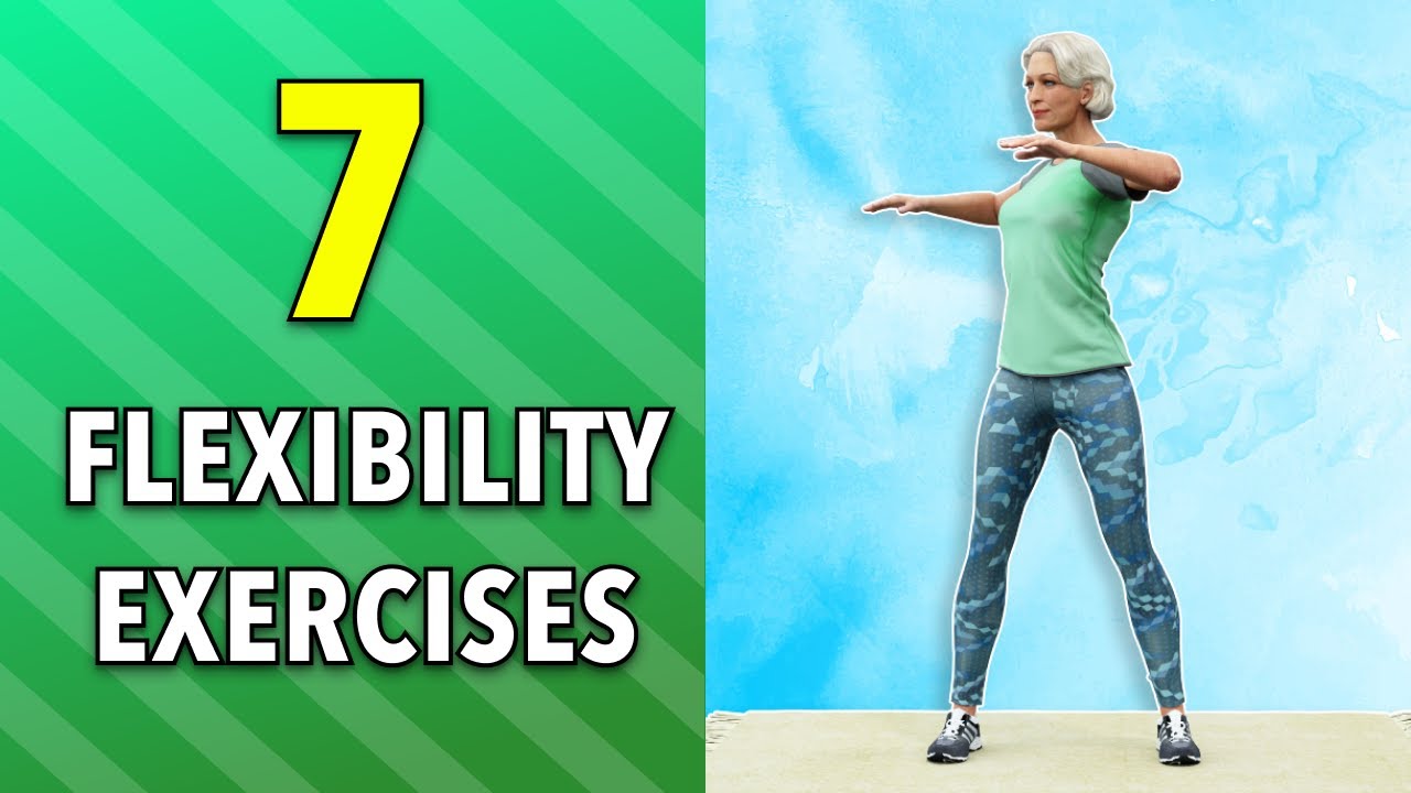 7 SENIOR FLEXIBILITY EXERCISES - HOME WORKOUT - YouTube