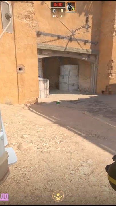 HE For Broke Smoke Doors On Mid On Dust 2 In CS2 #cs2 #shorts - YouTube