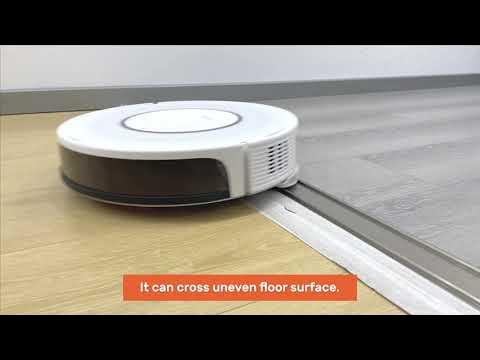 self-empty robot vacuum with zig-zag cleaning path - YouTube
