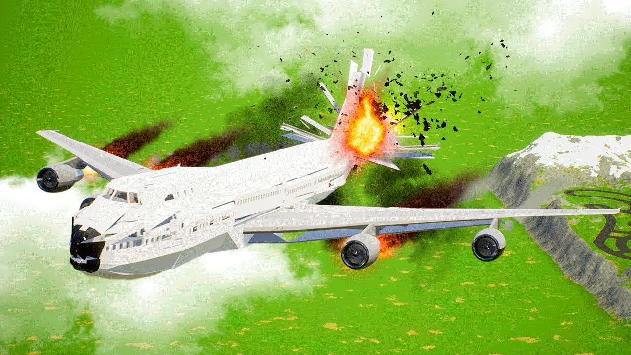TAIL EXPLOSION vs PLANES - Airplane Crash in BRICK RIGS #6 - YouTube
