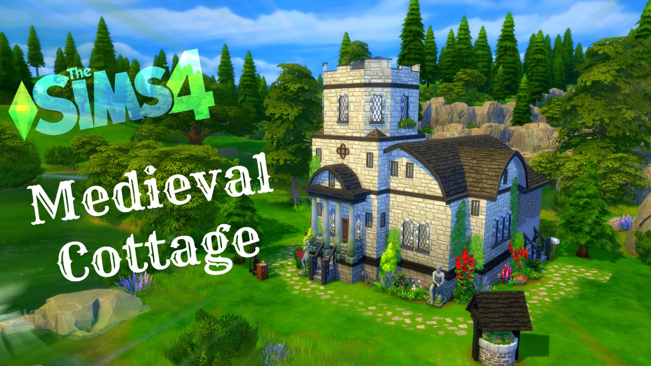 The Sims 4 Speed Build - Medieval Cottage - YouTube