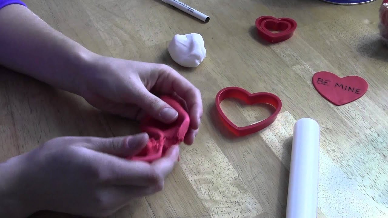 Heart Shaped Fondant Decorations - YouTube
