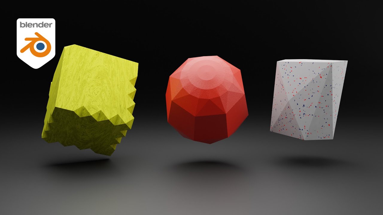 Funky Objects Easily Using Decimate Modifier In Blender - YouTube