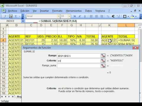 FUNCION SUMAR.SI EXCEL - YouTube