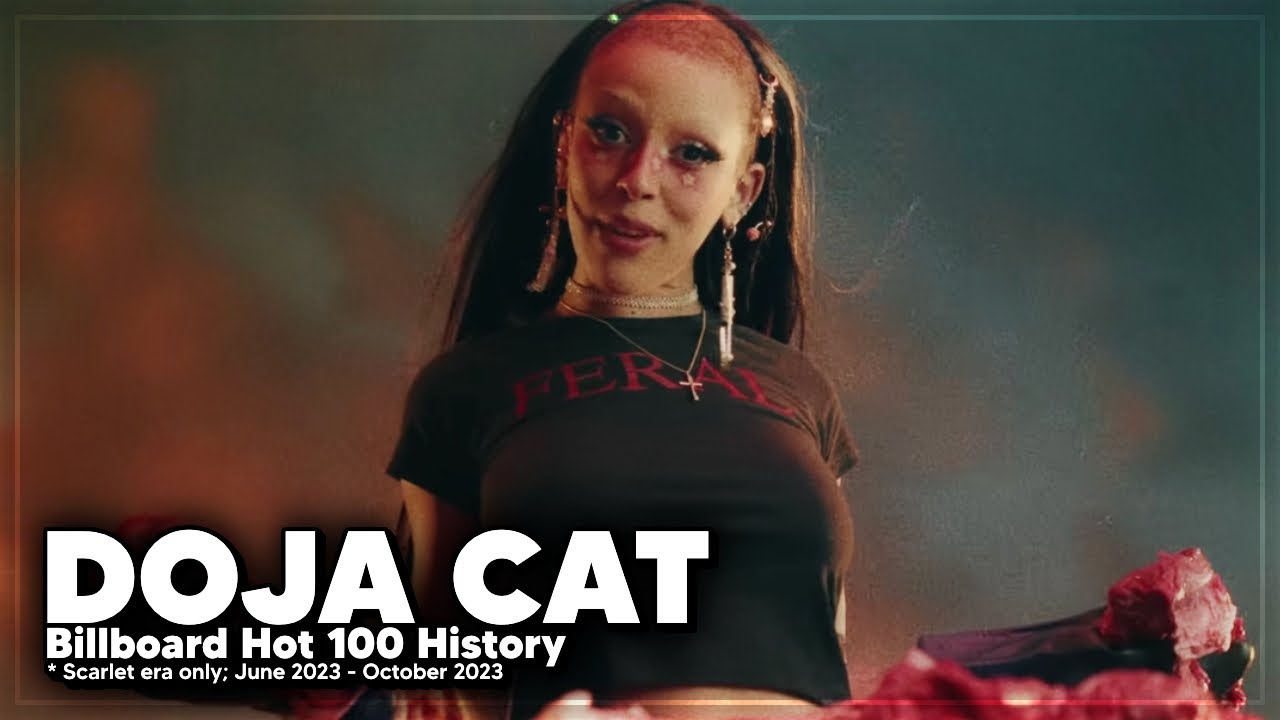DOJA CAT — Billboard Hot 100 History (Scarlet So Far) - YouTube