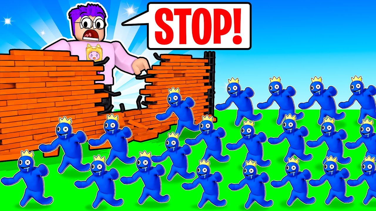 Can We BUILD TO SURVIVE RAINBOW FRIENDS In ROBLOX?! (MAX LEVEL UNLOCKED ...