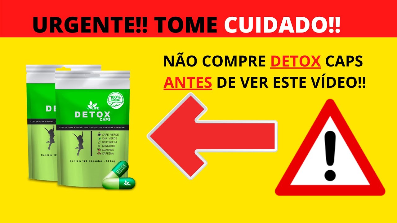 Detox Caps Funciona? Detox Caps Emagrece mesmo? Como tomar Detox Caps ...