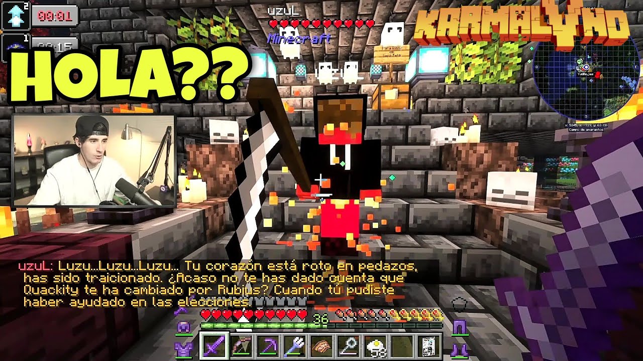 LUZU CONOCE A EVIL UZUL..😈😲 | Karmaland 5 - YouTube