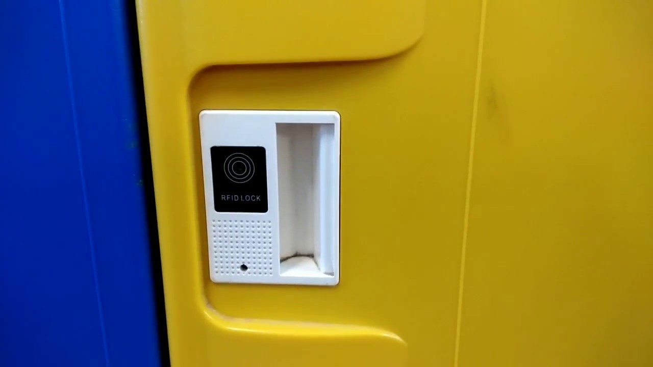Keyless Lockers | RFID Locker system | Wonderla Balgalore - YouTube