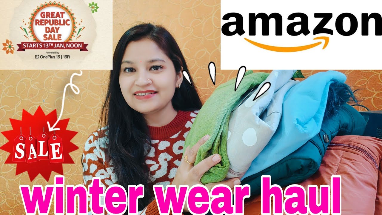 Amazon Winter Wear Haul | Amazon Haul | Trendy Winter wear haul ...