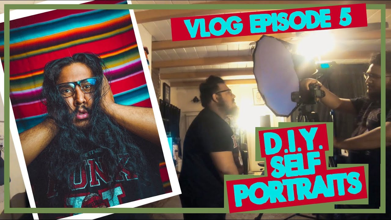 MY HOME DIY SELF PORTRAIT SET UP! - YouTube