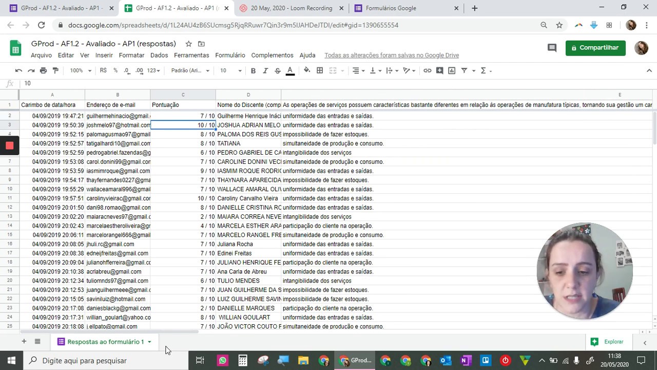 Corrigindo provas com o Google Forms - YouTube