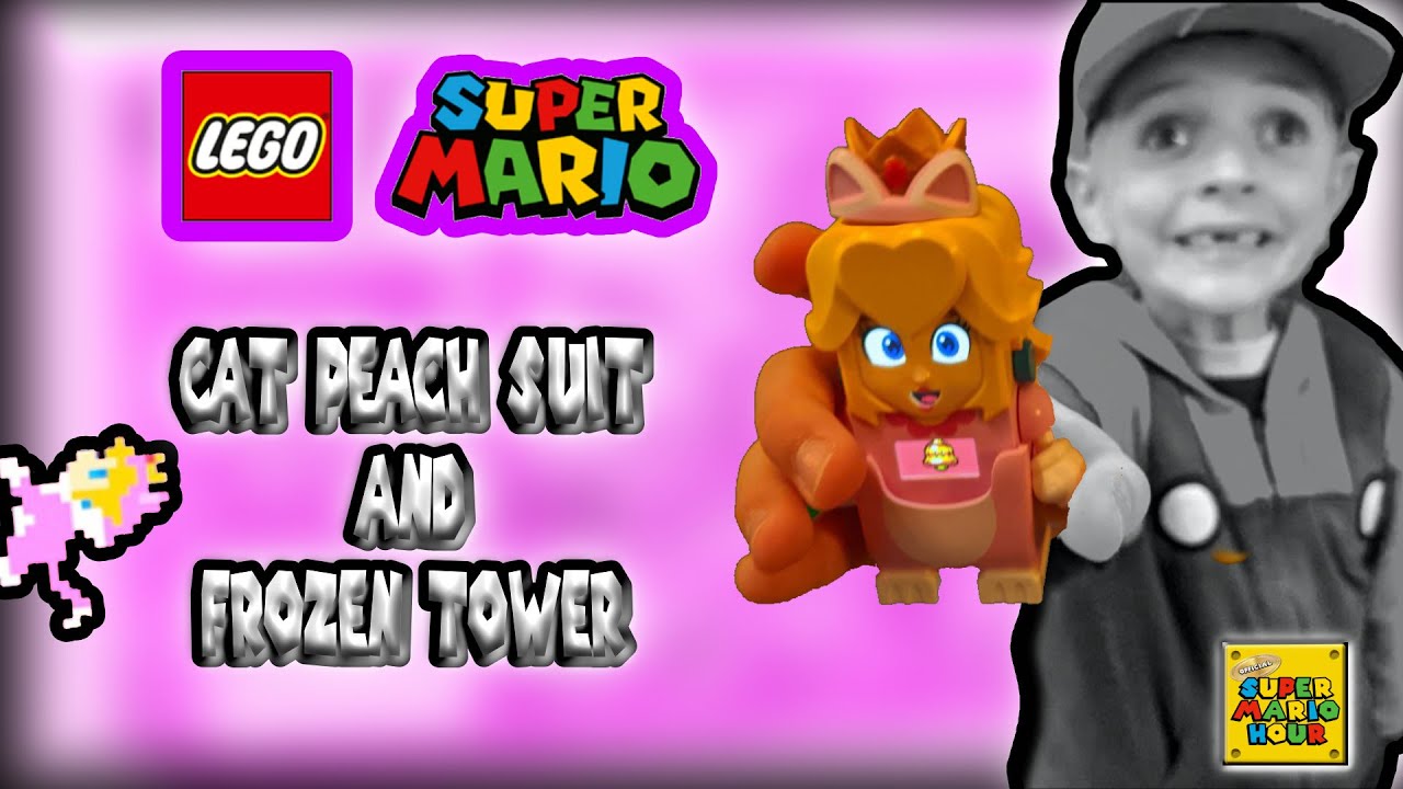 LEGO SUPER MARIO CAT PEACH SUIT & FROZEN TOWER- : The MARIO KID and DAD ...