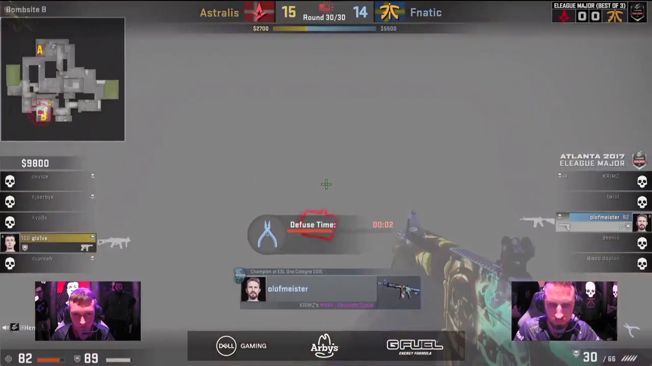 CS:GO olofmeister DEFUSE vs Astralis OVERTIME - YouTube