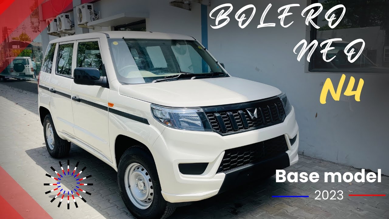 2023 Bolero Neo base model : Mahindra Bolero Neo N4 @9.63 lakh ...