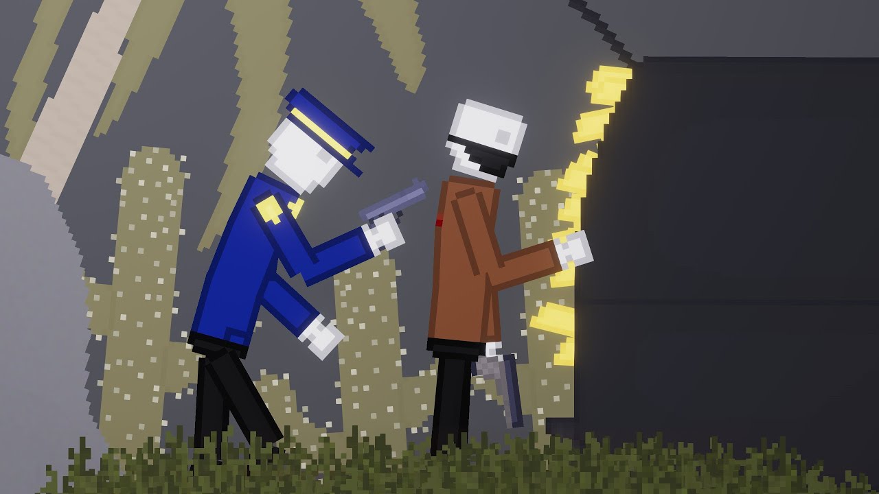 Police Fight With Crime in People Playground - YouTube