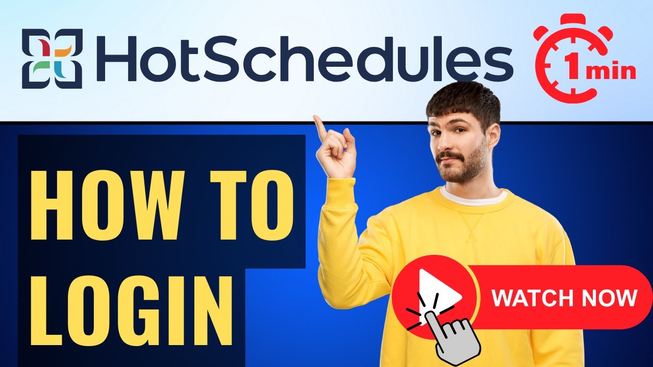 Hotschedules Login Tutorial⏬👇 Step by Step Guide - YouTube