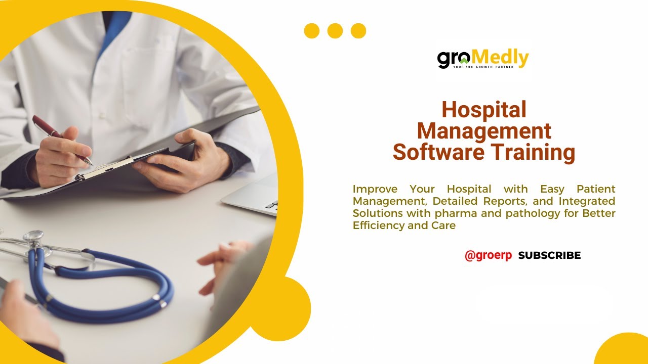 GroMedly Hospital Management Software by GroERP Solutions | Improve ...
