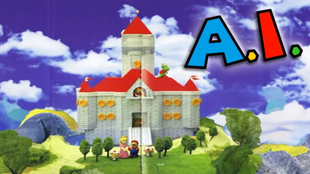 I Ran Mario 64 Promo Art Through A.I... - YouTube