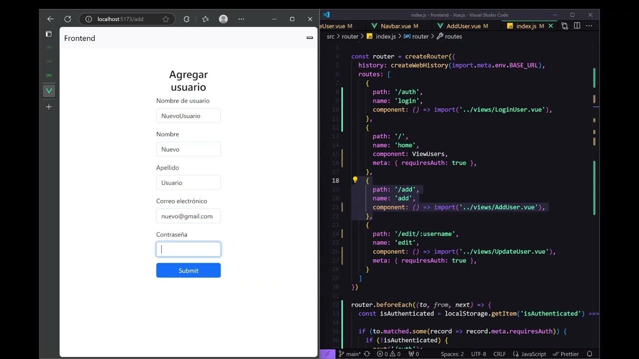 Login - MVC - Spring y Vue.js - YouTube