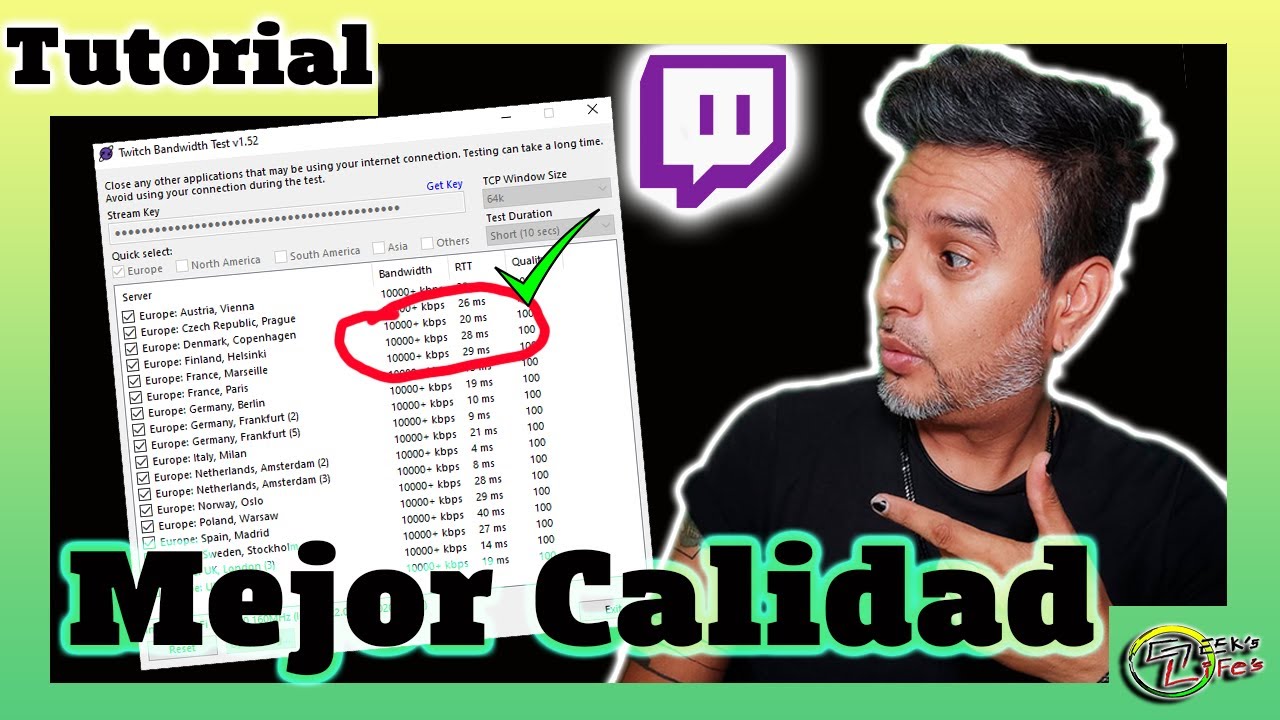 Twitch Test | Mejora la Calidad y Estabilidad de tu Stream 👌😏 - YouTube