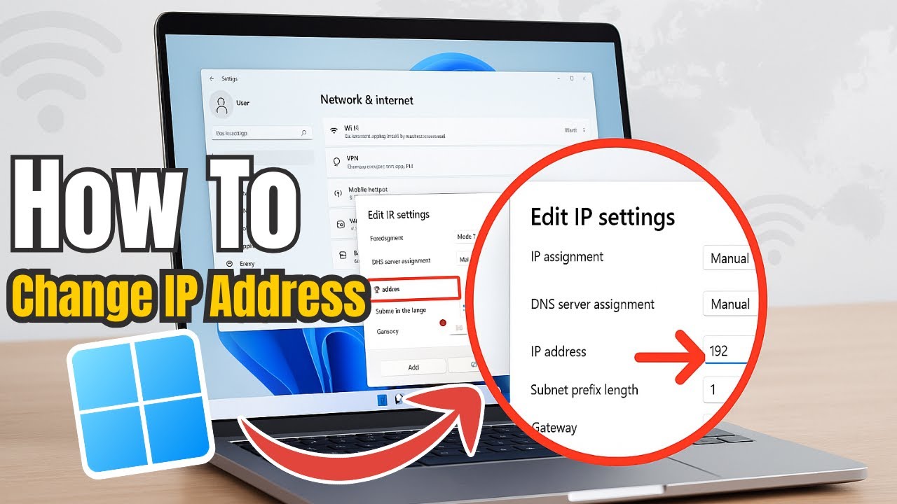 How To Change Ip Address On Windows 11 ( Quick Steps ) - YouTube
