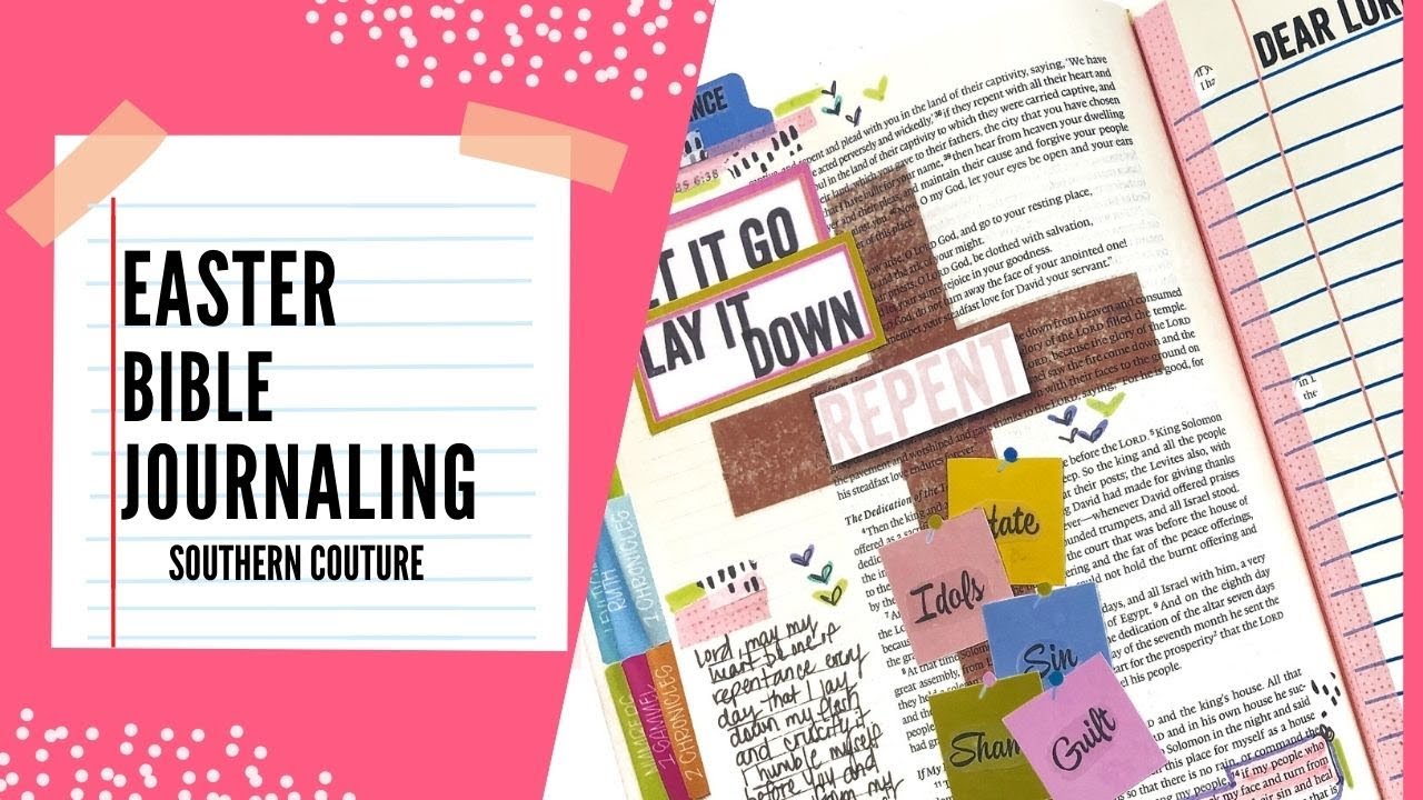 Easter Bible Journaling Entry Focusing on Repentance - YouTube
