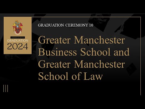 The University of Bolton - Graduation Live 2023 - Ceremony 10